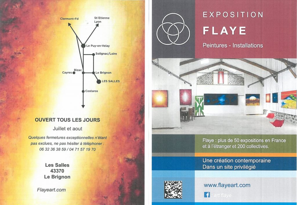 Exposition Flaye – Communauté d'Agglomération du Puy-en-Velay, Haute ...